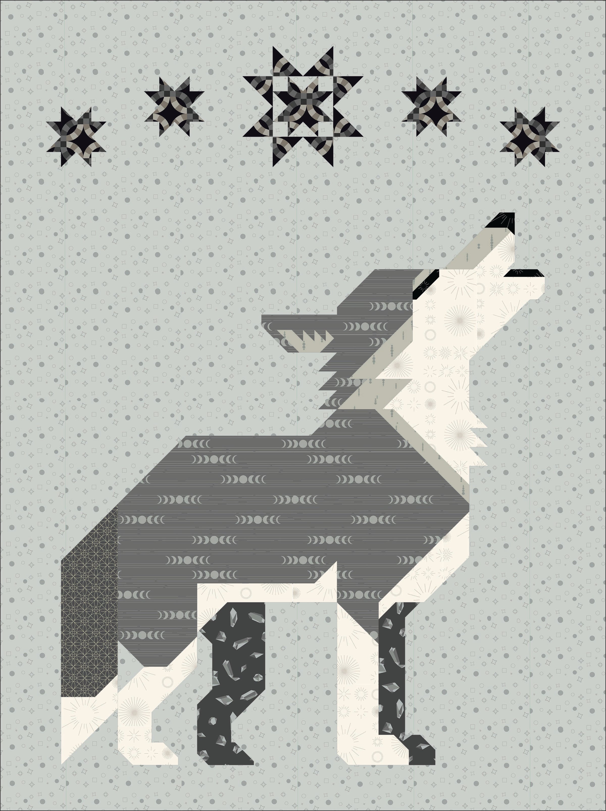 Night Howler - A Wolf Quilt Pattern – Art East Quilting Co.