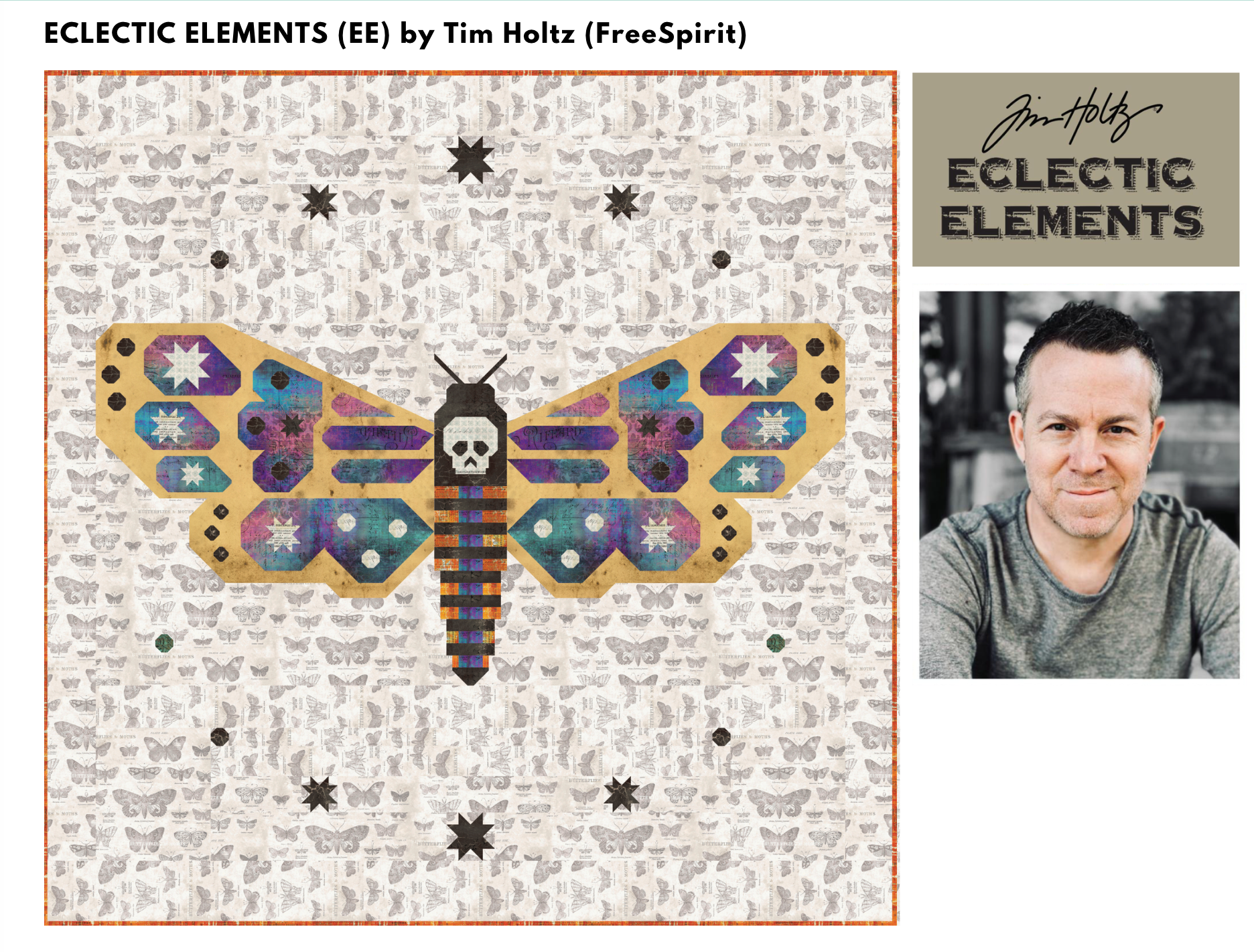 Night Flutter Quilt Kit (Tim Holtz) - shipping in June! – Art East ...
