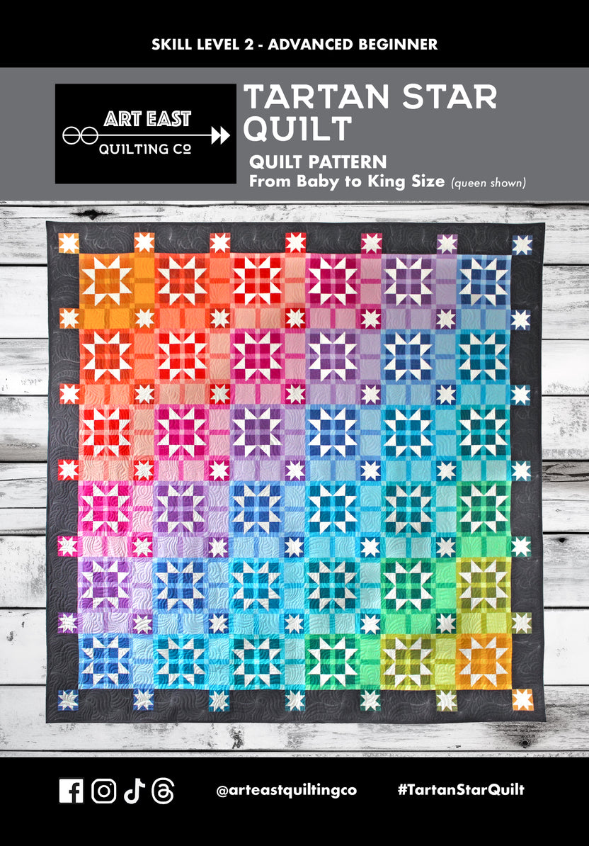 Tartan Star Quilt Pattern – Art East Quilting Co.