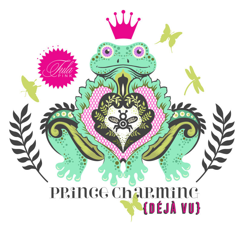 Frog Prince - Prince Charming Déjà Vu MINKY by Tula Pink (Preorder ...