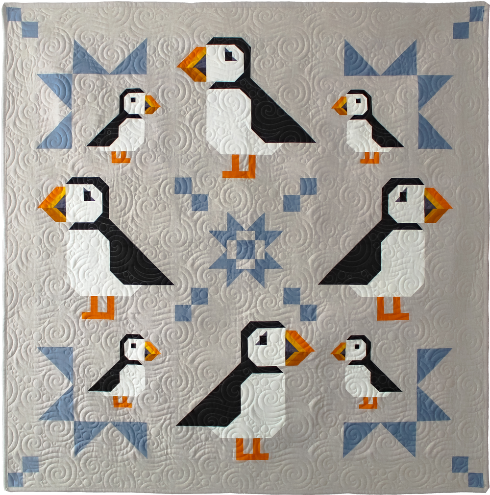 Puffin Star Quilt Pattern – Art East Quilting Co.