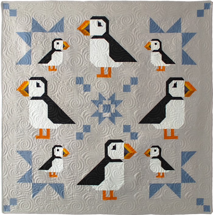 Puffin Star Quilt Pattern – Art East Quilting Co.